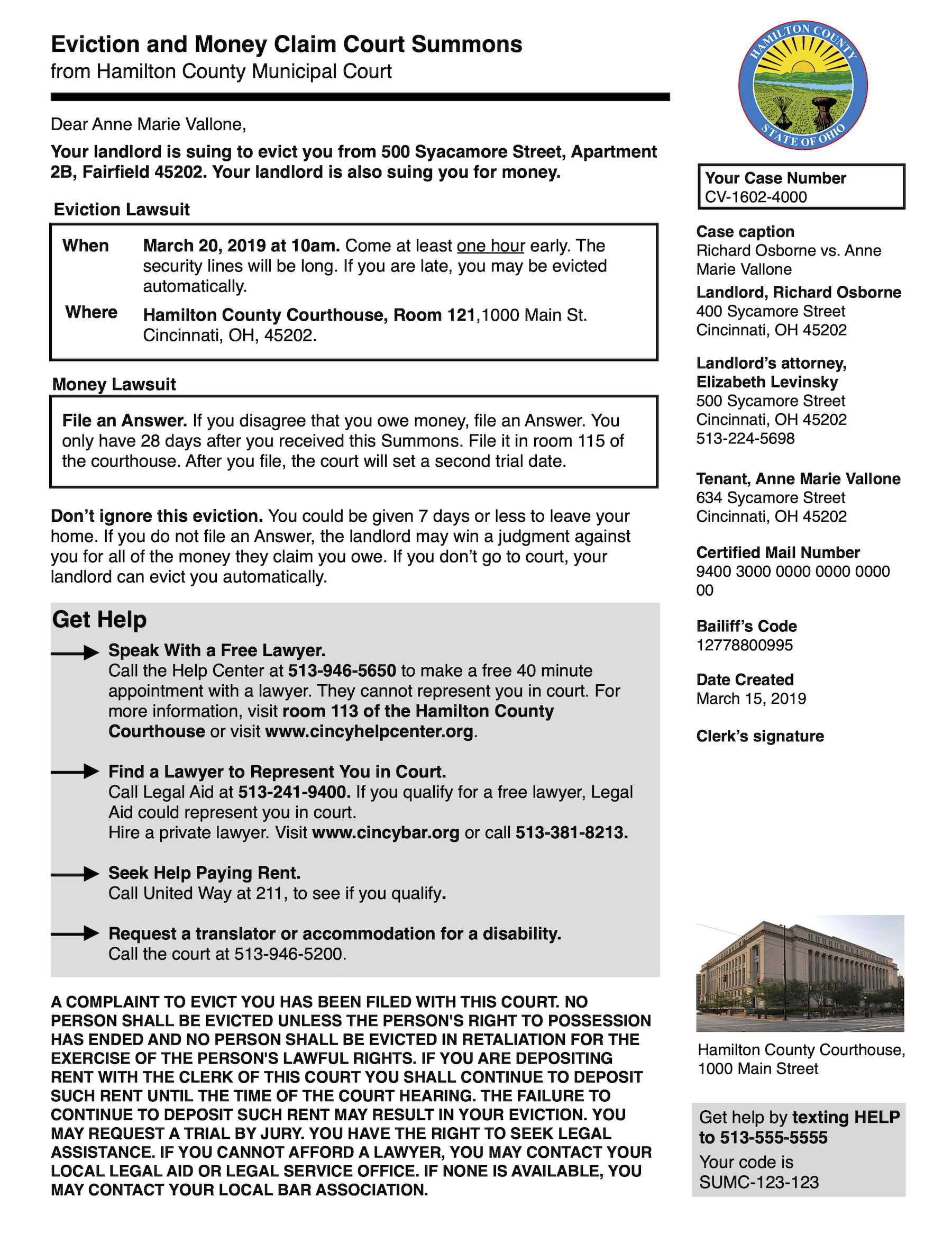 Court Initiatives on Eviction Prevention – Eviction Innovation