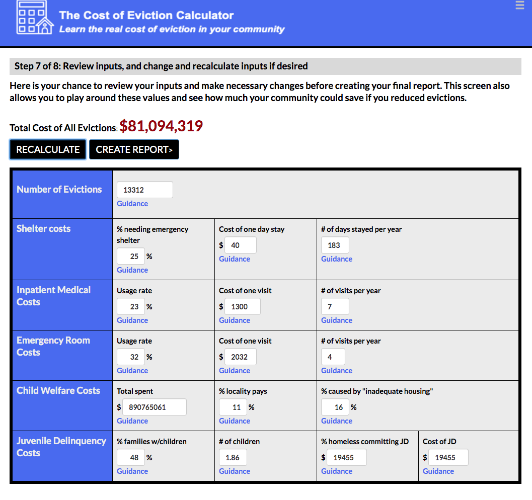 Eviction Cost Calculator – Eviction Innovation