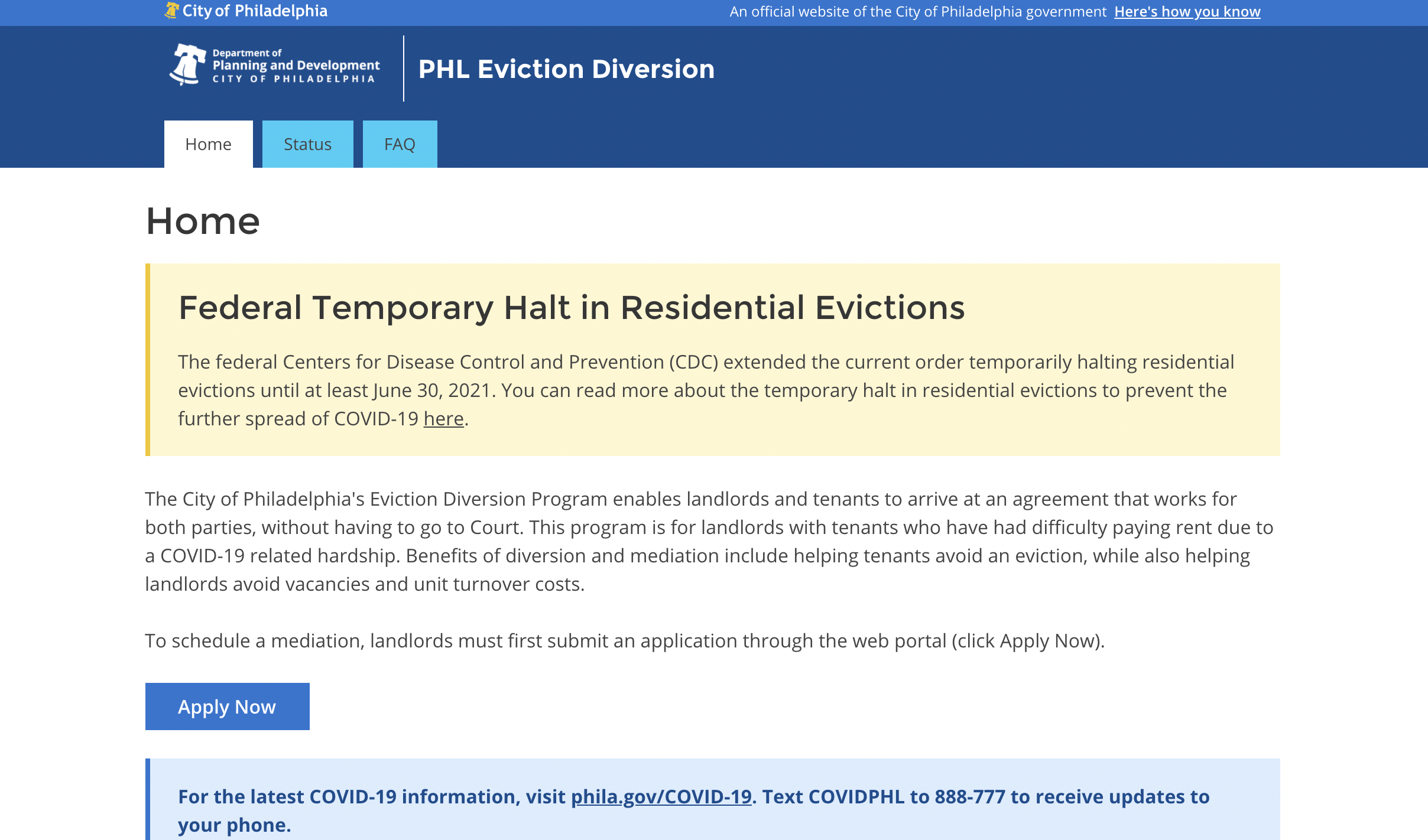 PHL Eviction Diversion Program in Philadelphia – Eviction Innovation