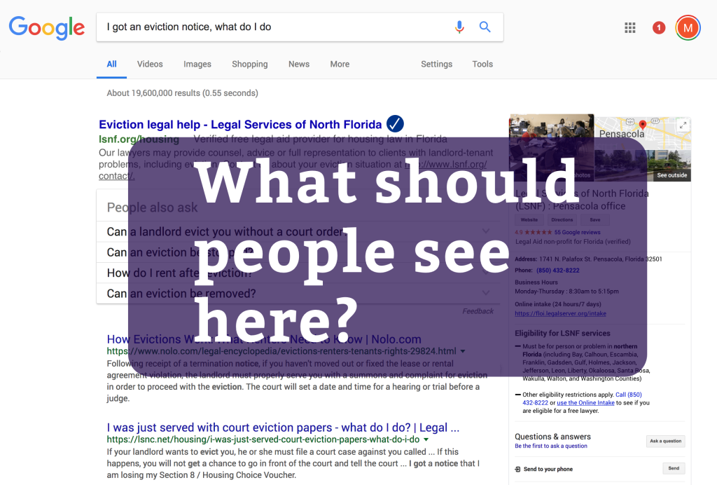 Eviction help webpage guide – Eviction Innovation