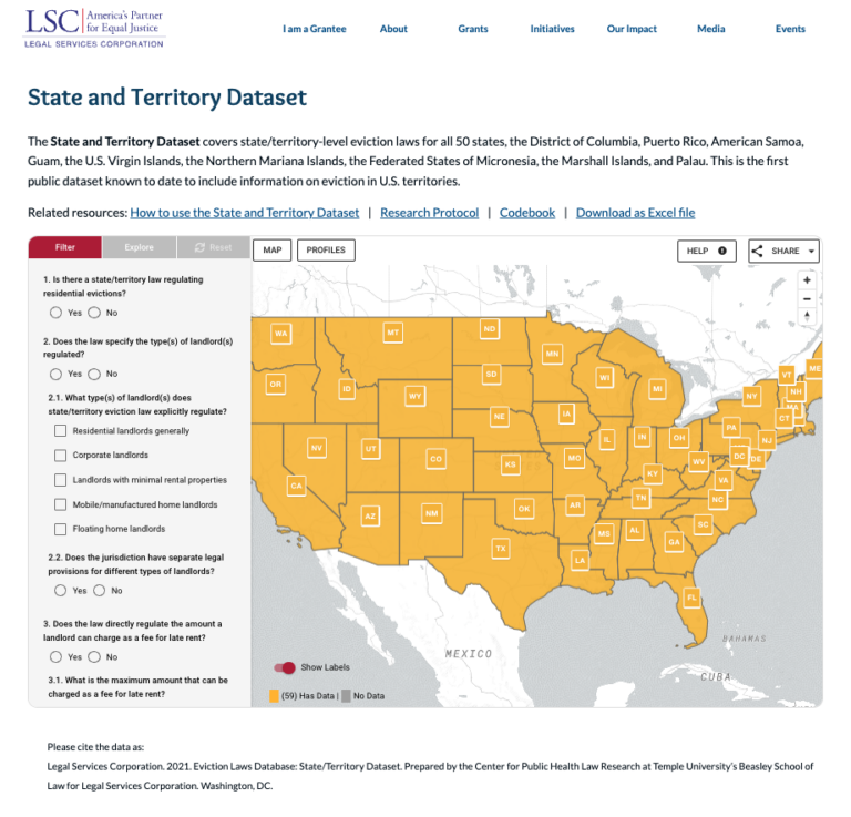 Data on Evictions & Housing – Eviction Innovation