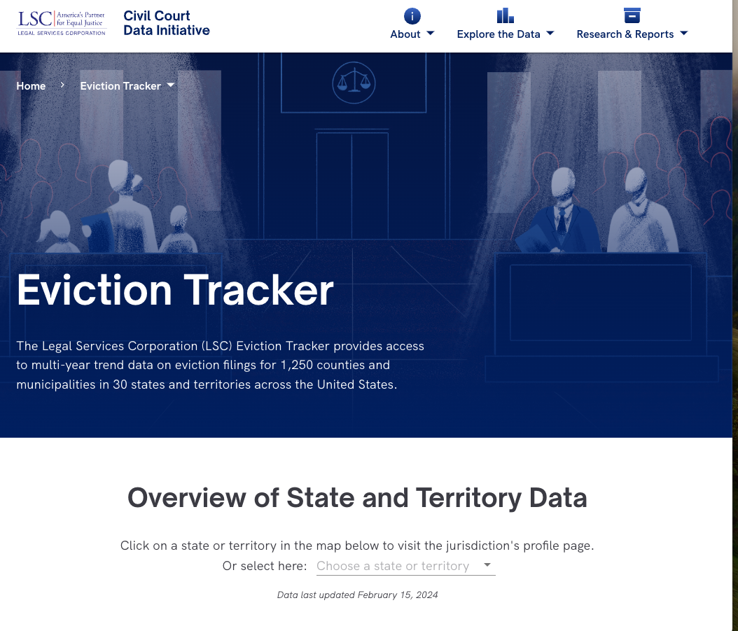 Data on Evictions & Housing – Eviction Innovation