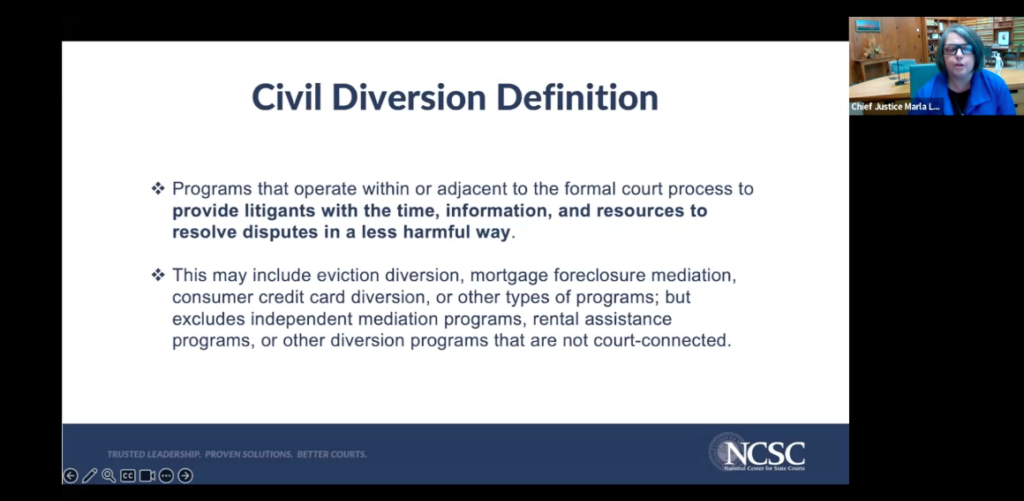 Introduction to Civil Diversion in courts – Eviction Innovation